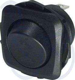 Flip switch 3 postitions black plastic on / off